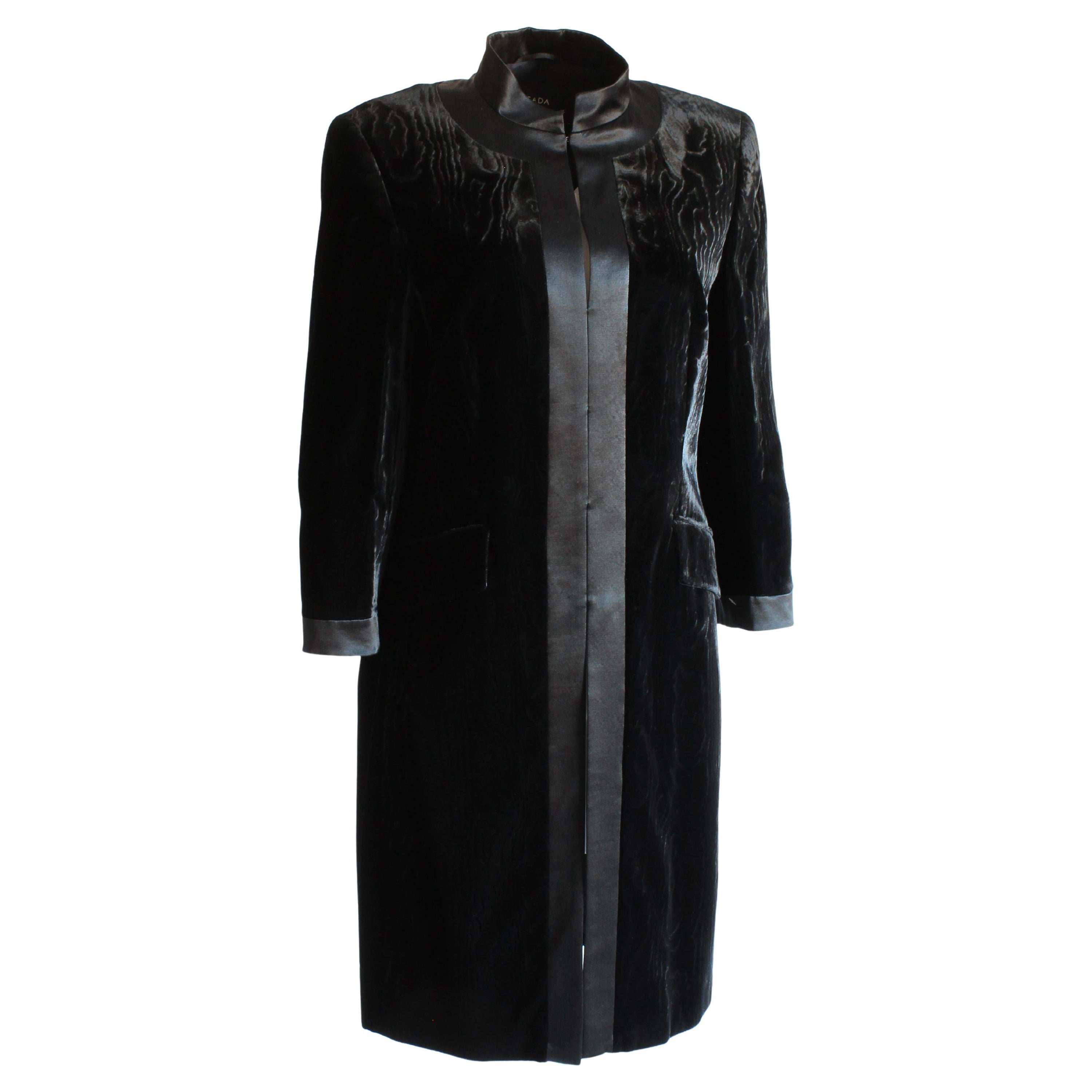 Escada Blue Lapin Long Maxi Coat at 1stDibs | escada fur coat, long ...