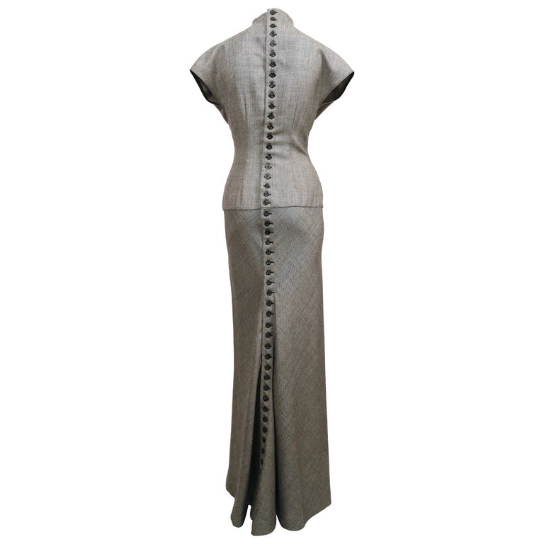 1998 ALEXANDER MCQUEEN 'Joan of Arc' RUNWAY dress For Sale at 1stDibs