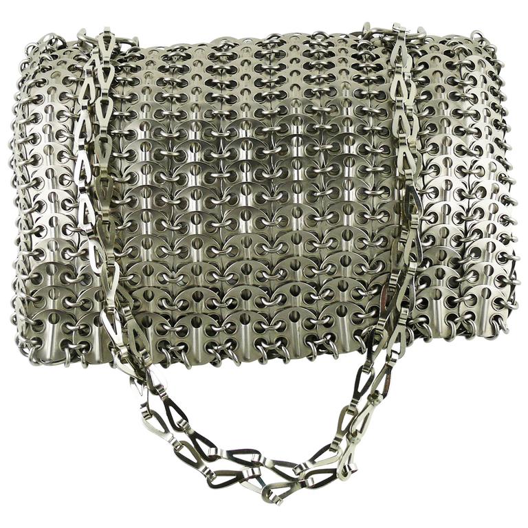 Paco Rabanne Vintage "Le 69" Iconic Metal Chain Mail Bag at 1stDibs ...