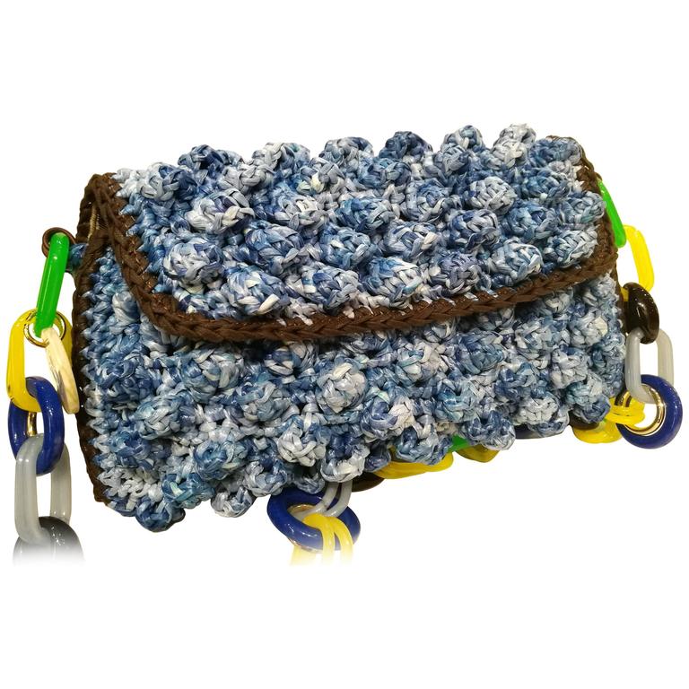 Missoni limited edition raffia bag at 1stDibs