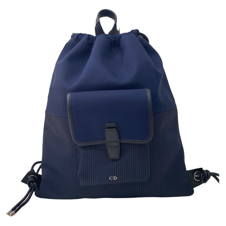 Dior Blue BackPack Shoulder Bag For Sale at 1stDibs