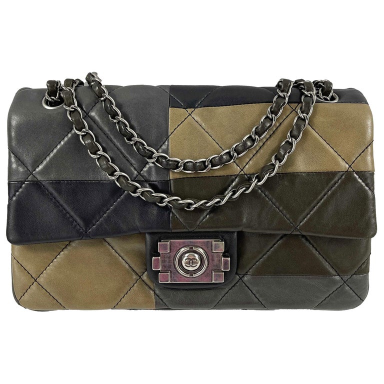 CHANEL Flap Quilted Patchwork CC Medium Boy Bag Shoulder Bag ...