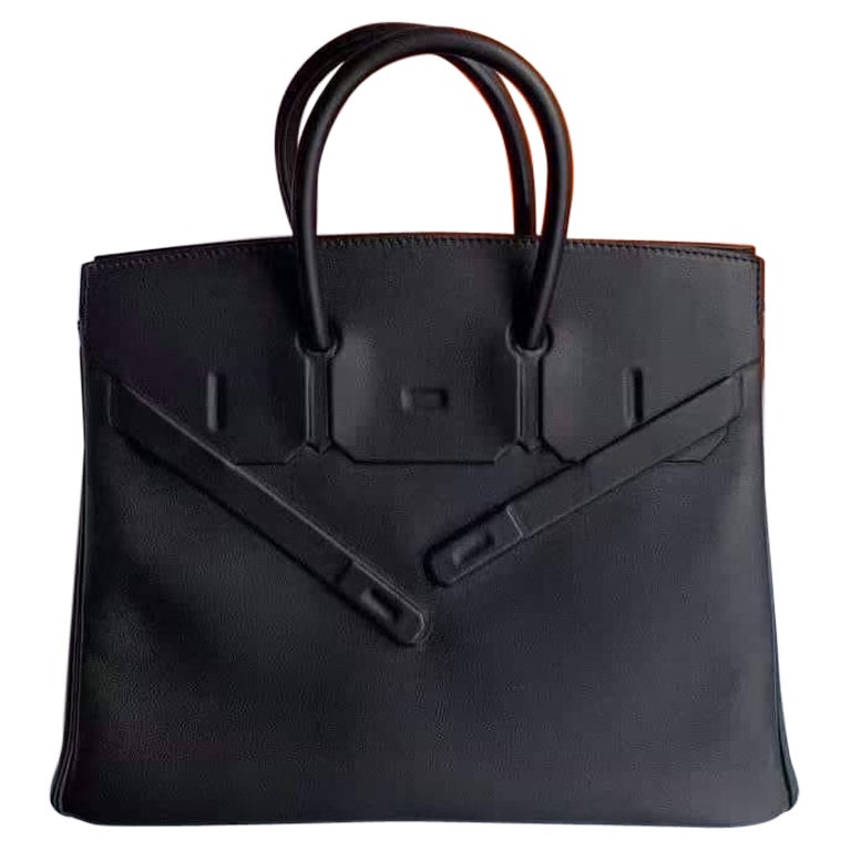 Hermès Limited Edition Birkin 25 Shadow Brand New For Sale at 1stDibs