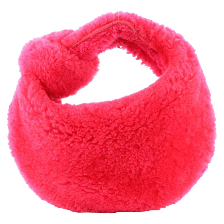 Bottega Veneta BV Jodie Hobo Shearling Mini For Sale at 1stDibs