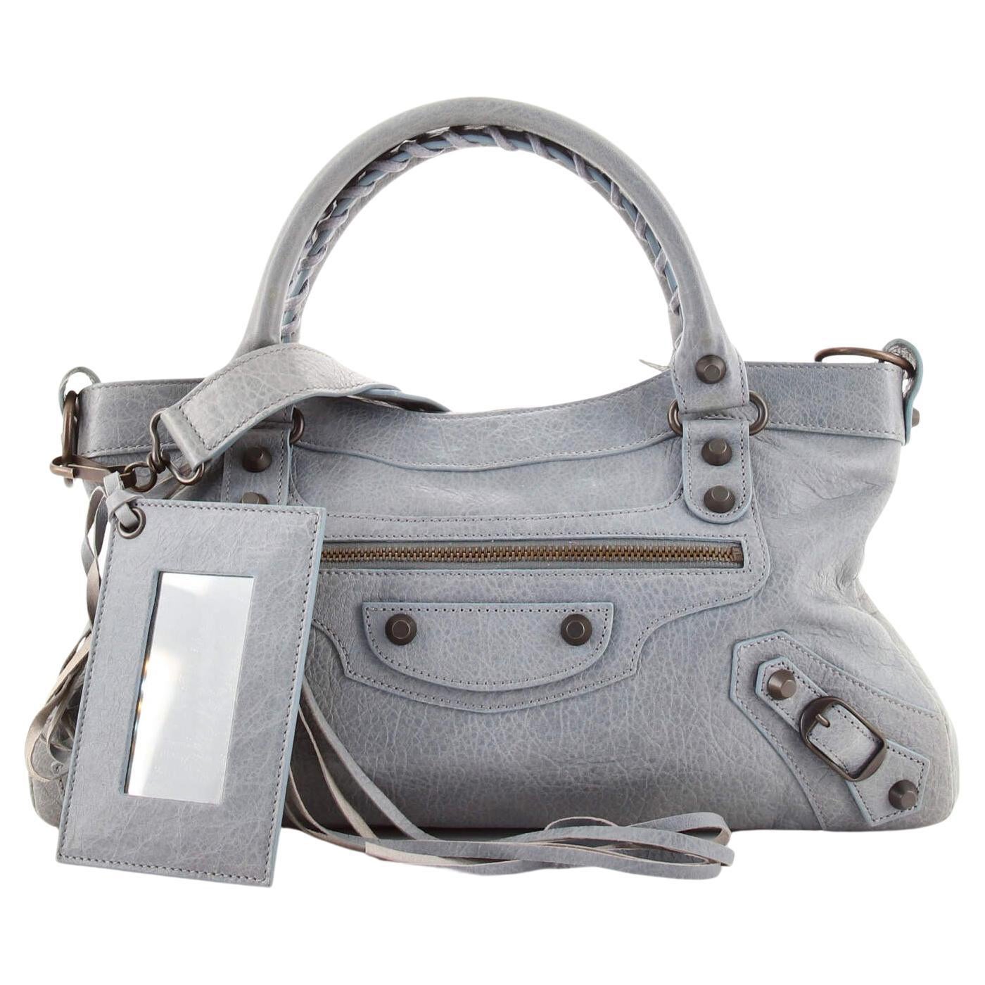 Balenciaga First Classic Studs Handbag Leather at 1stDibs