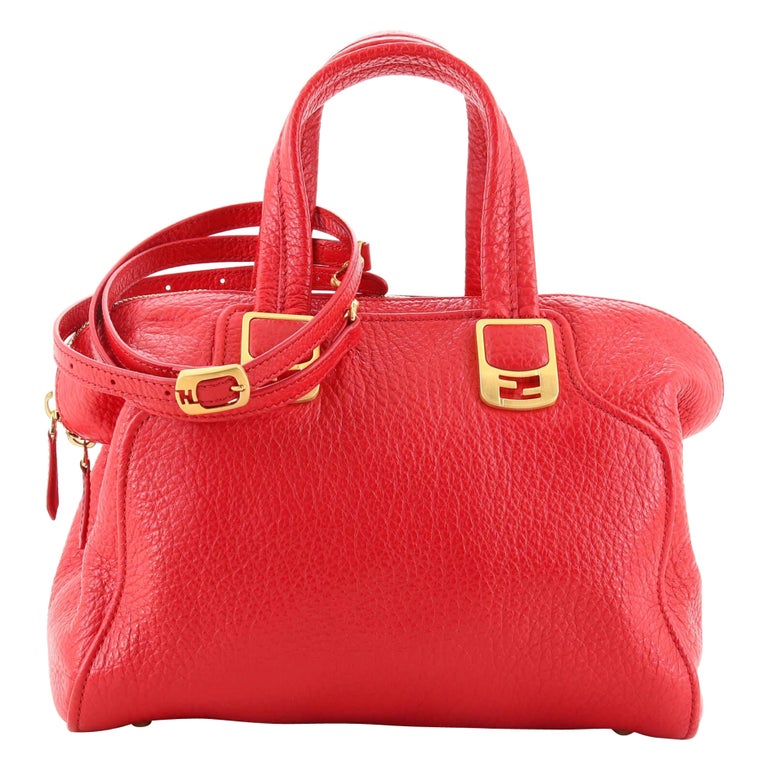 Fendi Chameleon Convertible Satchel Leather Medium For Sale at 1stDibs