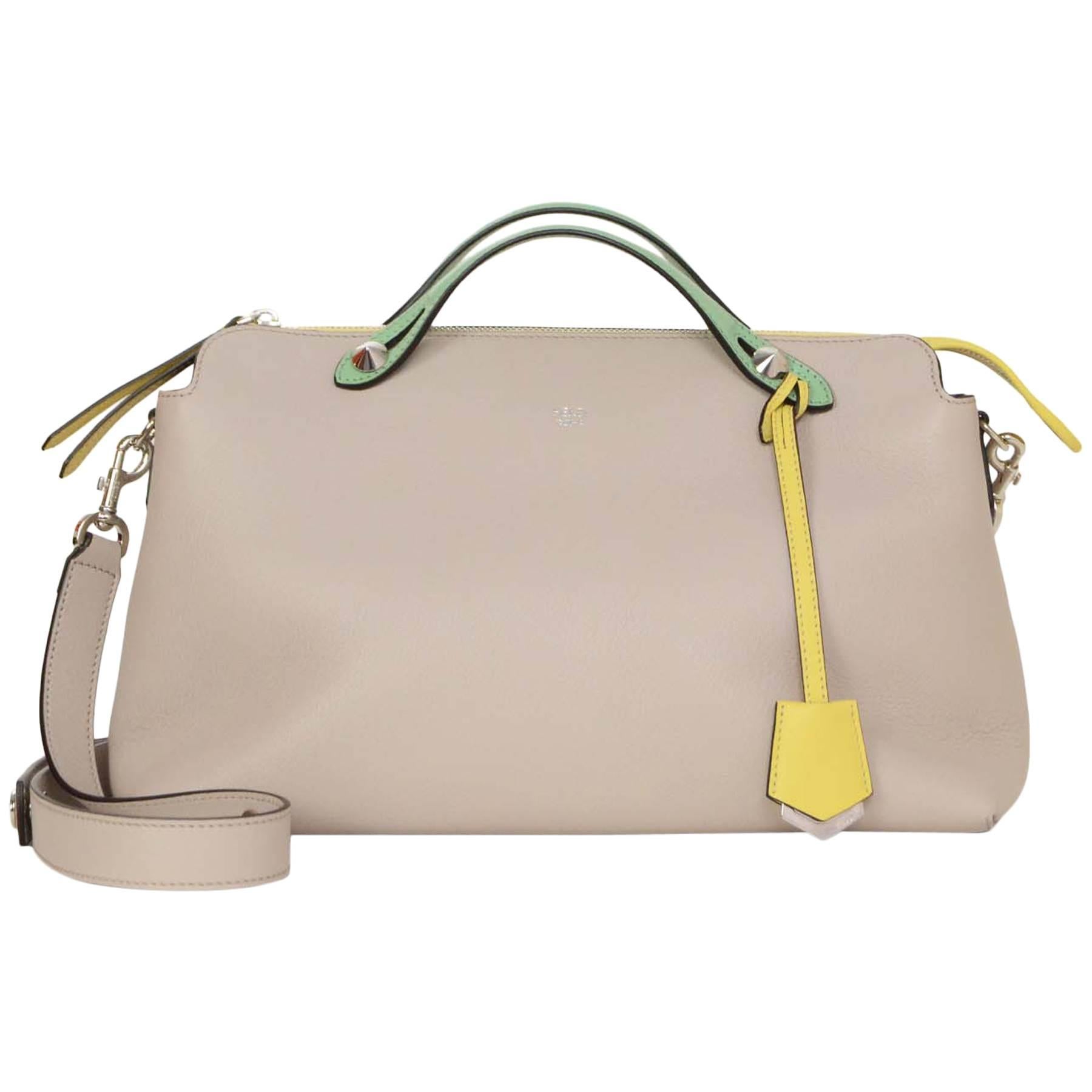 Fendi Tri-Color Large By The Way Bag SHW For Sale at 1stDibs