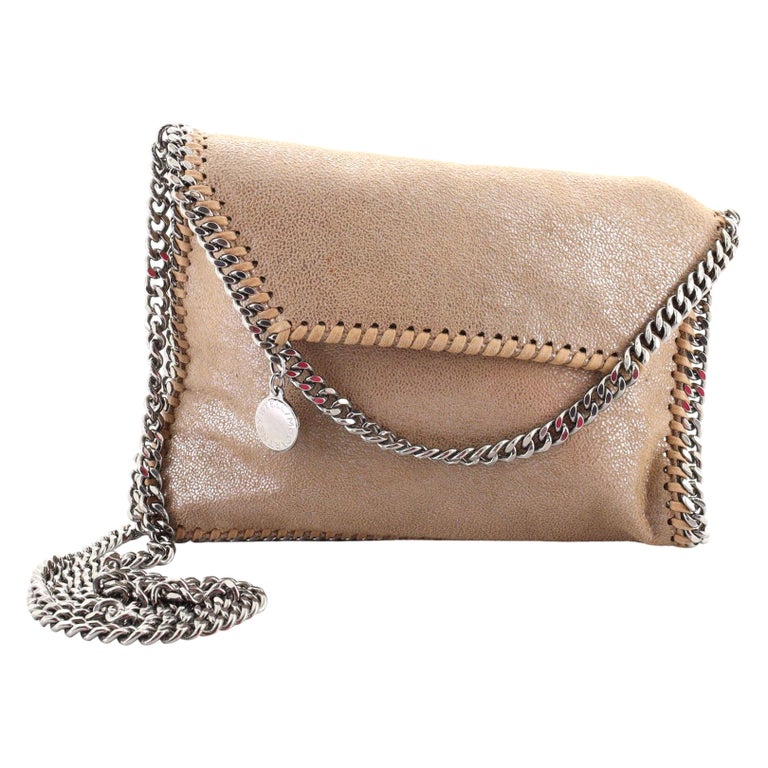 Stella McCartney Falabella Fold Over Flap Crossbody Bag Shaggy Deer ...