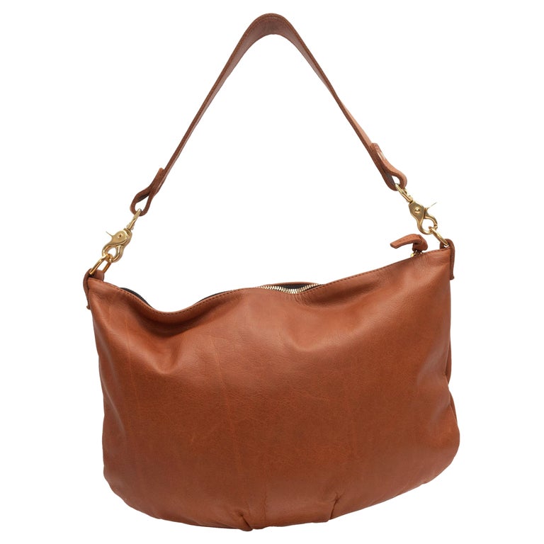 Clare V. Tan Leather Shoulder Bag For Sale at 1stDibs