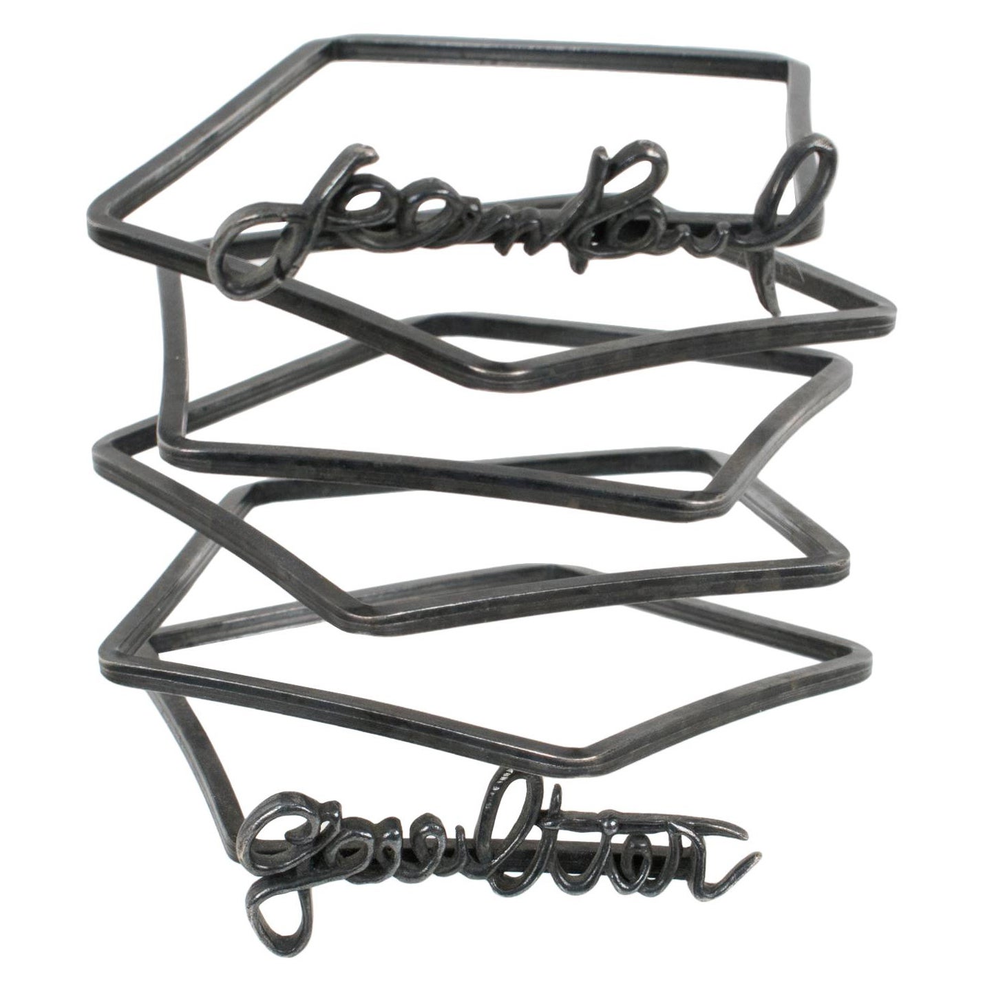 Jean Mahie Cufflink Bracelet at 1stDibs