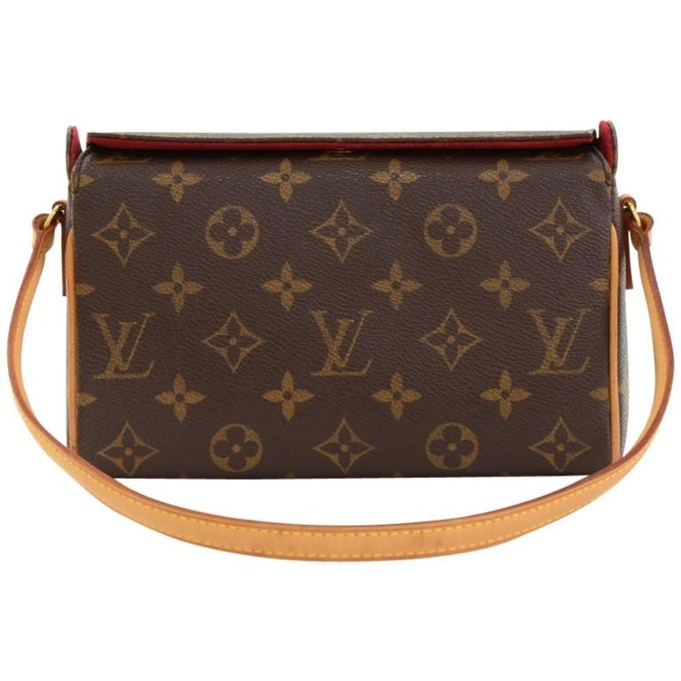 Louis Vuitton Recital Monogram Canvas Shoulder Hand Bag at 1stDibs