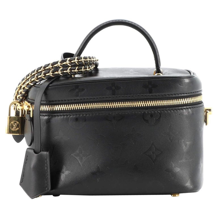 Louis Vuitton Vanity Handbag Monogram Ink Embossed Lambskin PM For Sale ...