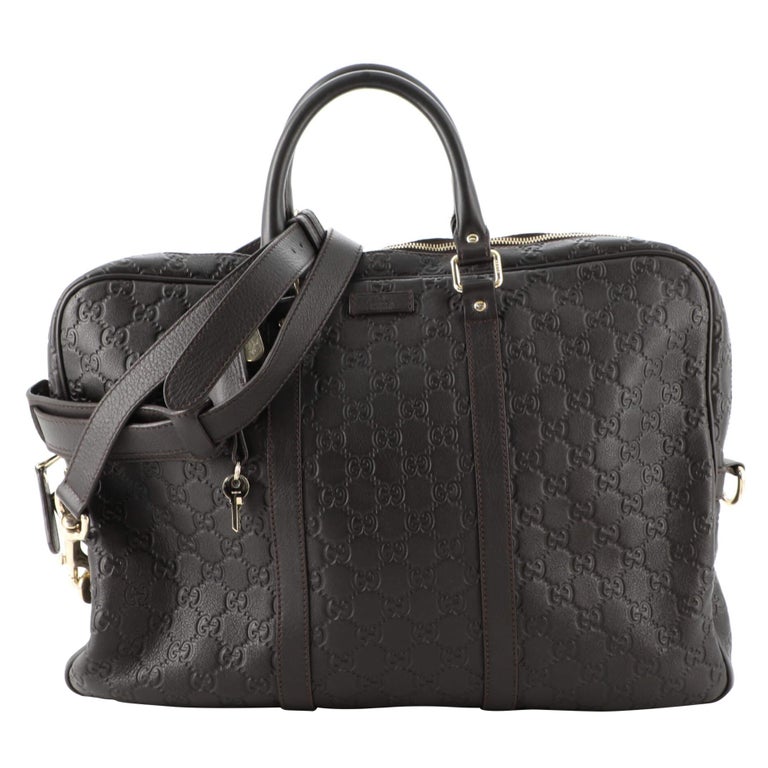 Gucci Signature Convertible Briefcase Guccissima Leather Large For Sale ...