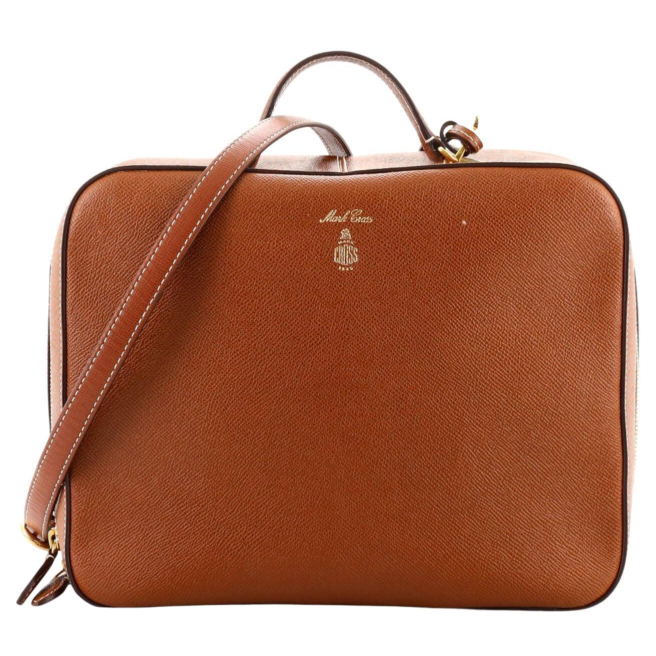 Mark Cross Box Plexi Grace Honey Bag at 1stDibs