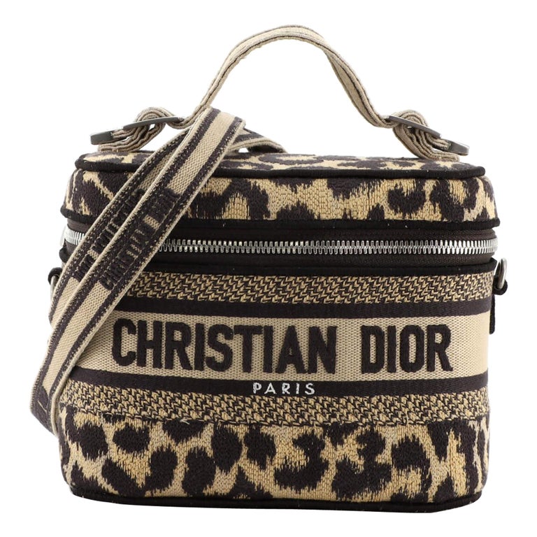 Christian Dior DiorTravel Convertible Vanity Case Embroidered Canvas ...