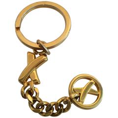 Paloma Picasso Key gold key chain For Sale at 1stDibs