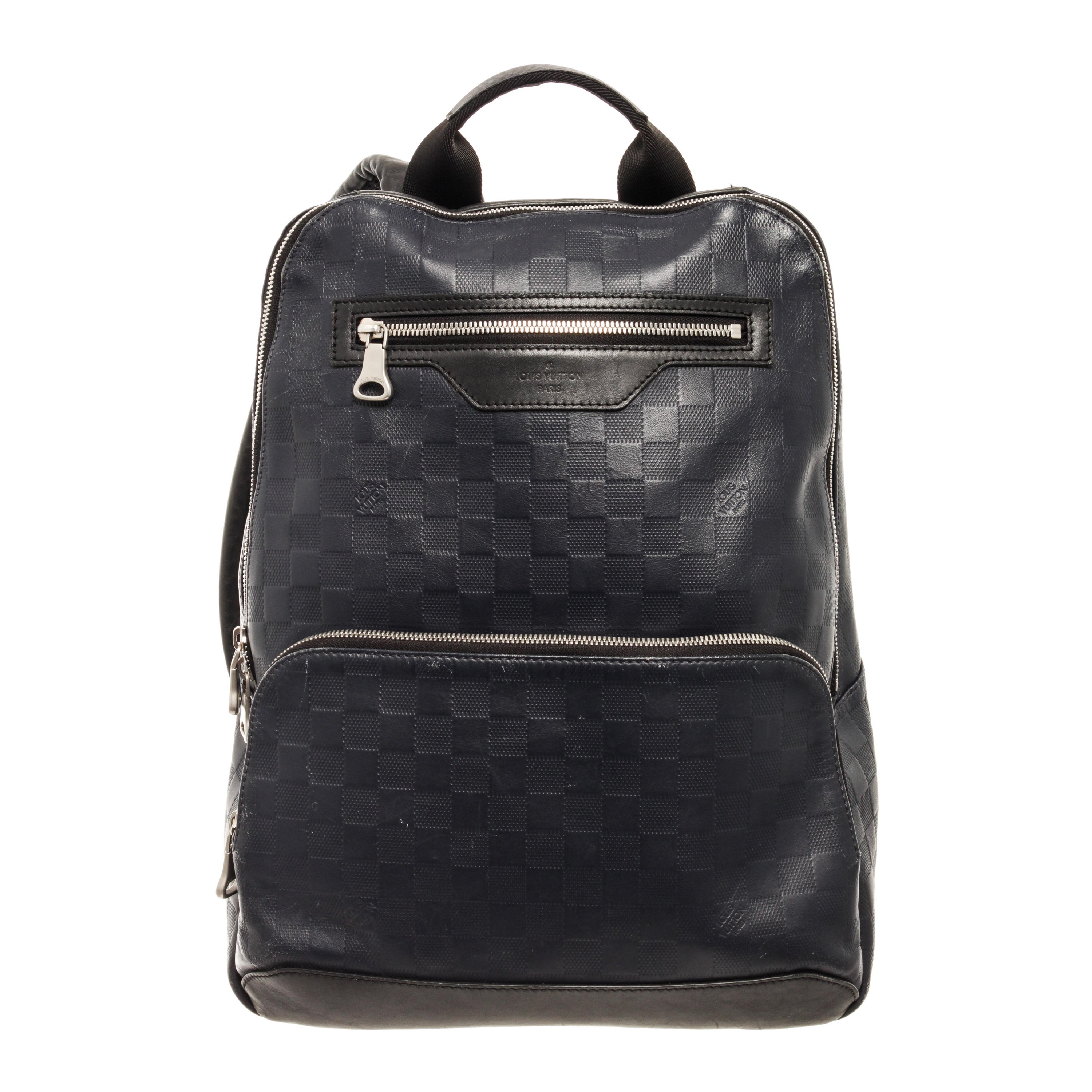 Louis Vuitton Black Damier Infini Leather Avenue Backpack For Sale at ...