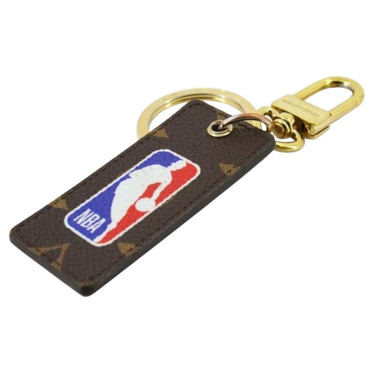 Louis Vuitton x NBA Brown Monogram Canvas Leather Letters Key Chain For ...