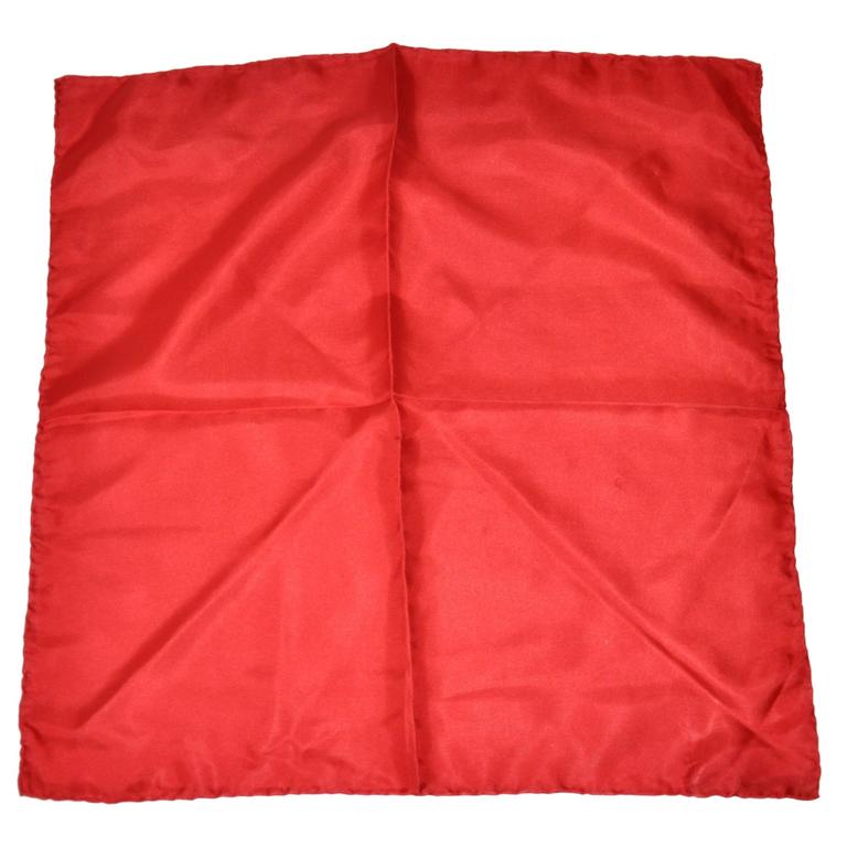 Ashear Blood Red Silk Handkerchief For Sale at 1stDibs | ashear silk ...