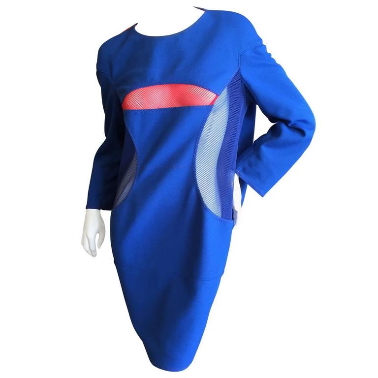 Junya Watanabe Comme des Garcons Sheer Scuba Dress For Sale at 1stDibs