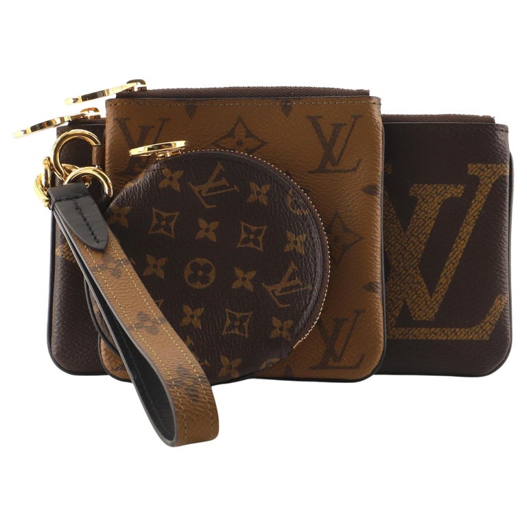 Louis Vuitton Trio Pouch Set Reverse Monogram Giant For Sale at 1stDibs