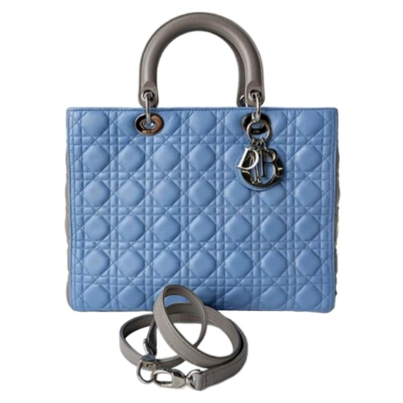 Dior Large Lady Dior For Sale at 1stDibs