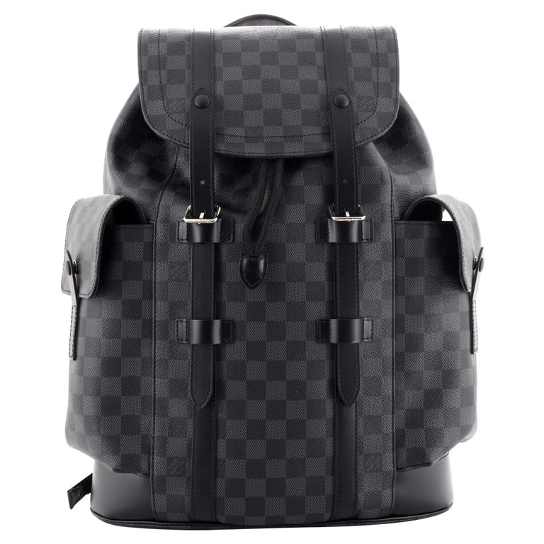 Louis Vuitton Christopher Backpack Damier Graphite PM For Sale at 1stDibs