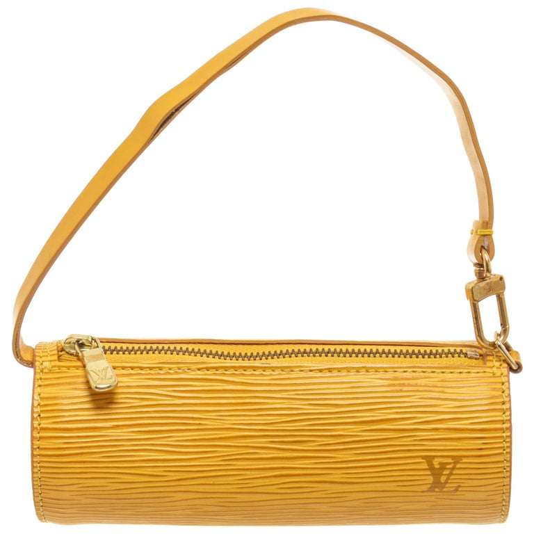 Louis Vuitton Yellow Epi Leather Mini Papillon Shoulder Bag at 1stDibs