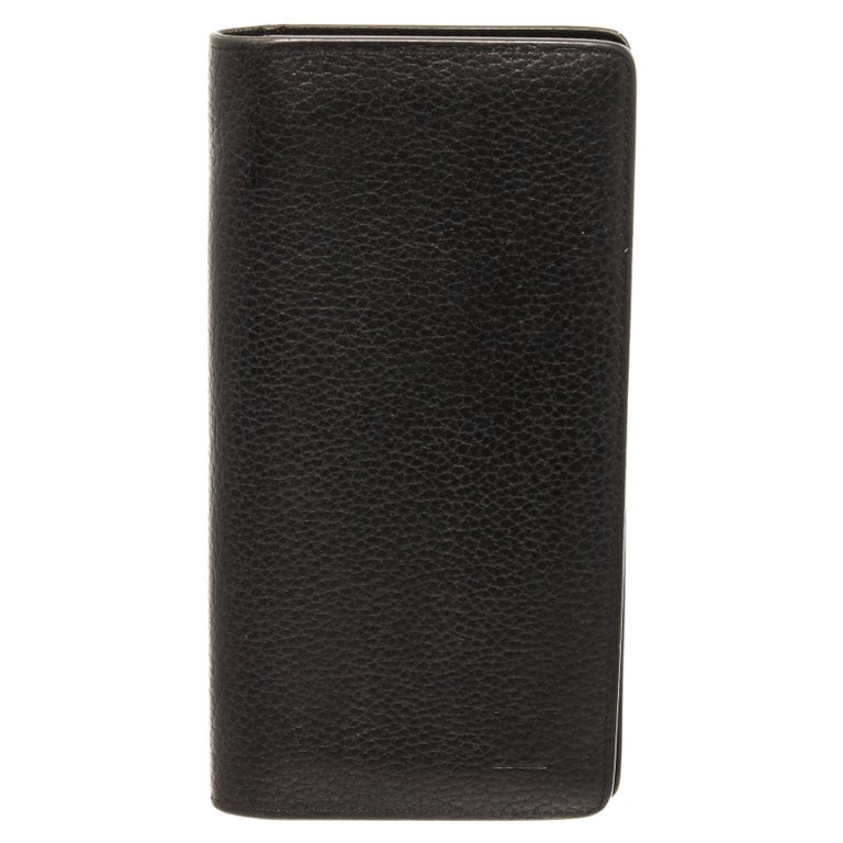 Louis Vuitton Black Leather Brazza Wallet For Sale at 1stDibs