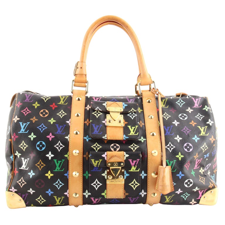 Louis Vuitton Keepall Bag Monogram Multicolor 45 For Sale at 1stDibs
