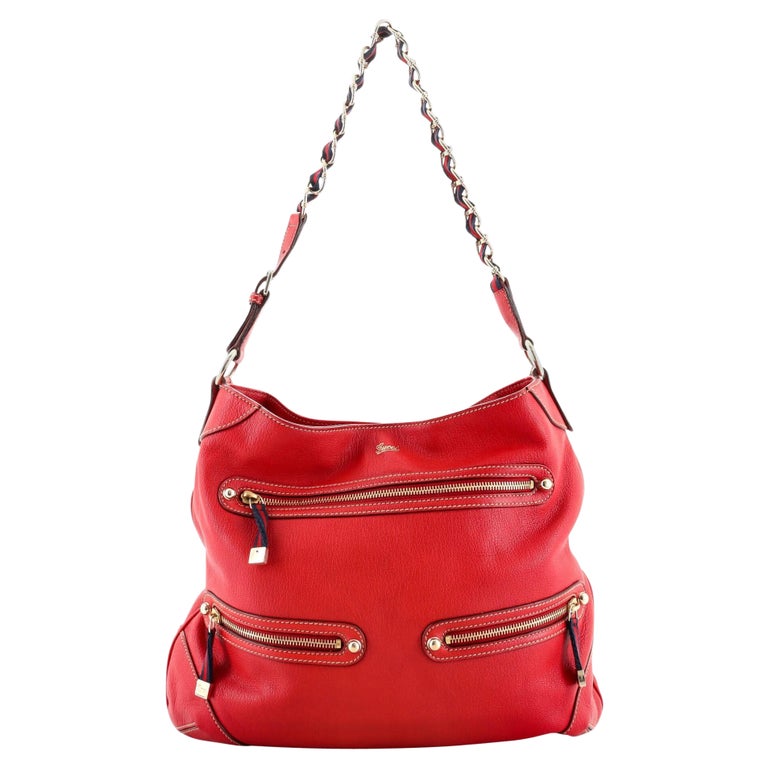 Gucci Capri Handbag Leather Medium For Sale at 1stDibs