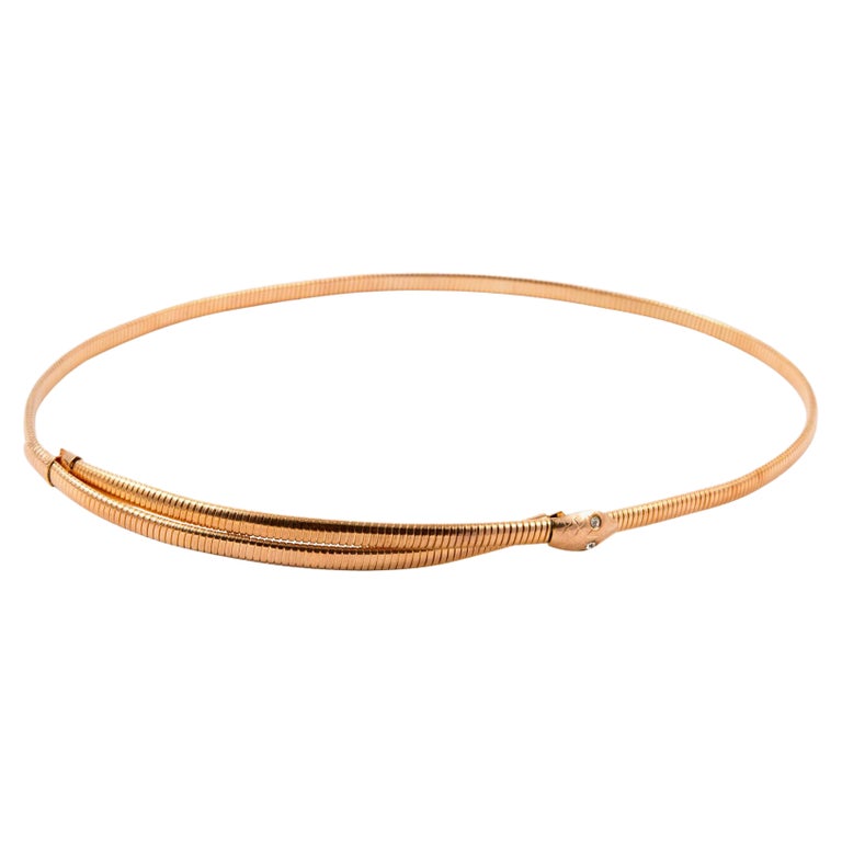 1980s Elasticated Turbogaz Snake Belt For Sale at 1stDibs