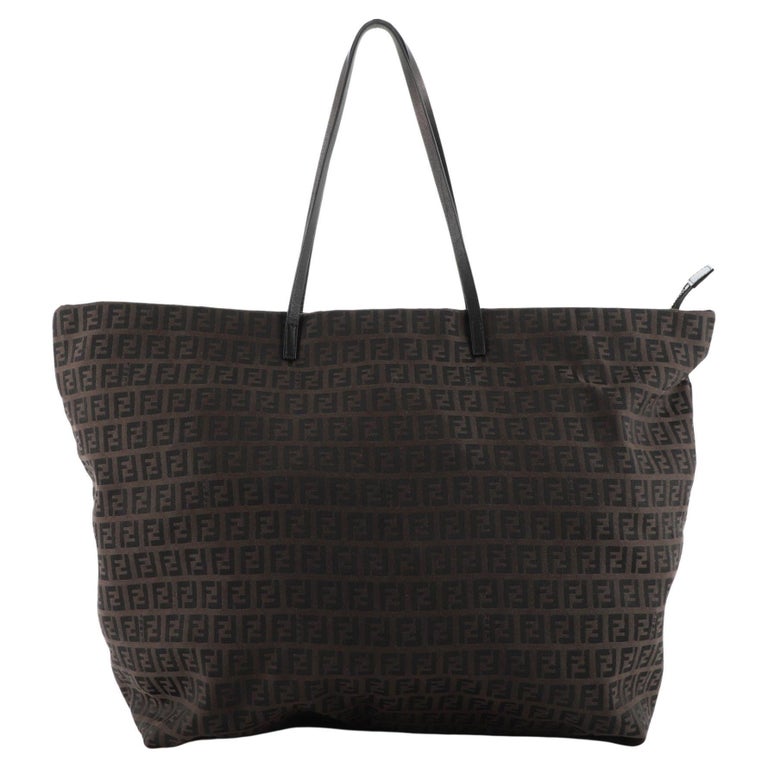 Fendi Roll Tote Zucchino Canvas Large at 1stDibs