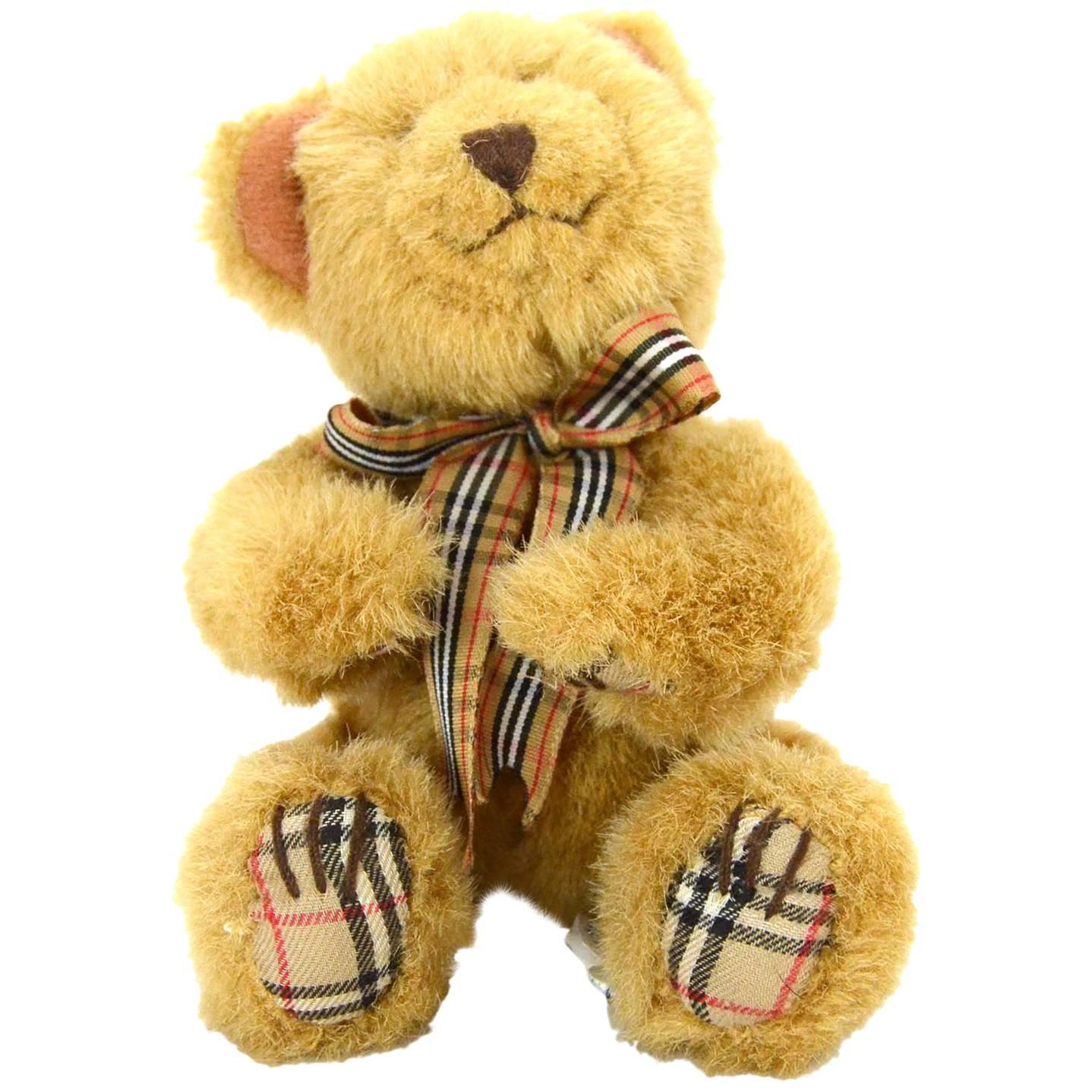 Burberry Mini Nova Check Teddy Bear For Sale at 1stDibs | burberry ...