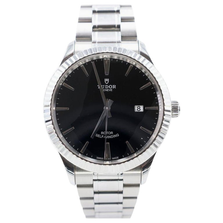 Rolex Silver Tudor Style 41mm Datejust Fluted Special Edition Watch For ...
