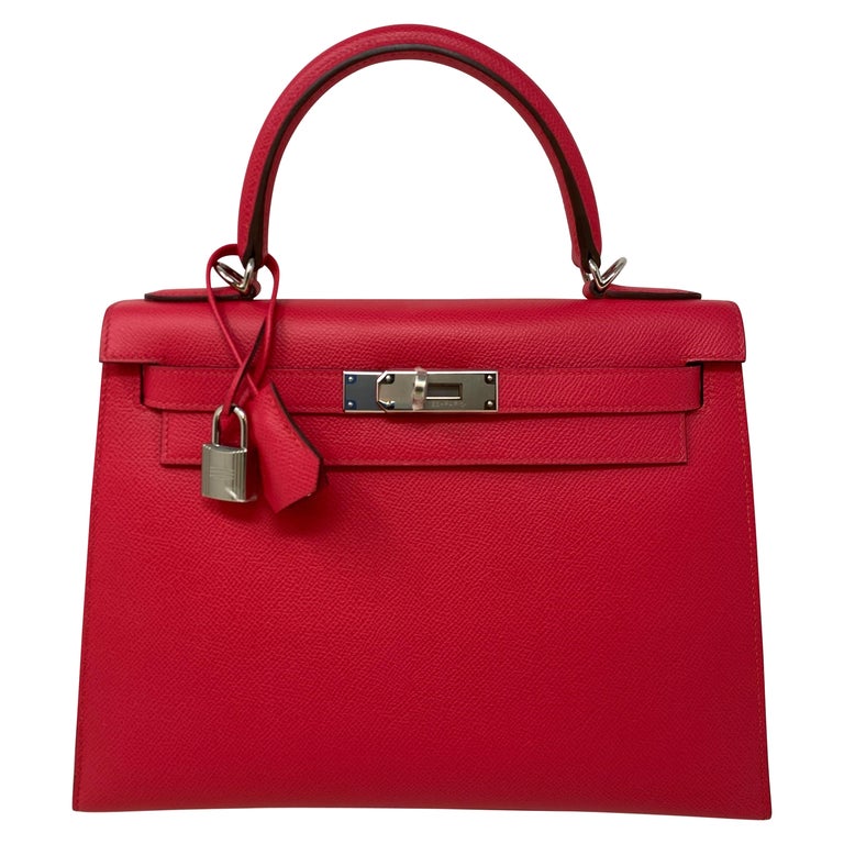 Hermes Kelly 28 Rose Extreme Bag For Sale at 1stDibs