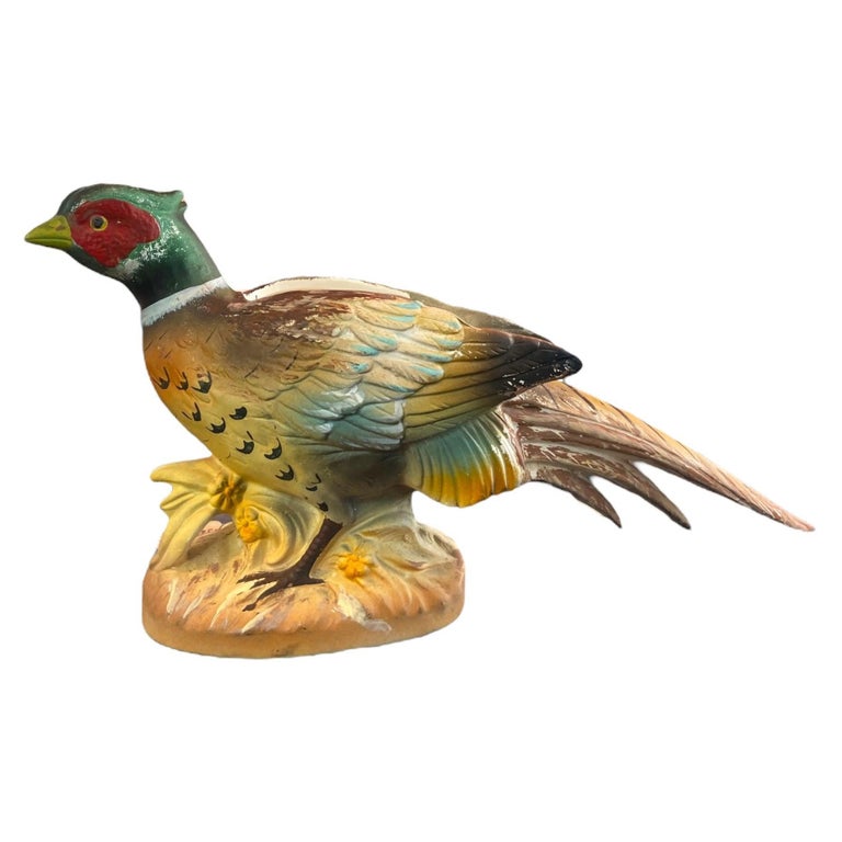 Morphew Abode 1940S Brown Mid - Century Modern Ceramic Pheasant Planter ...