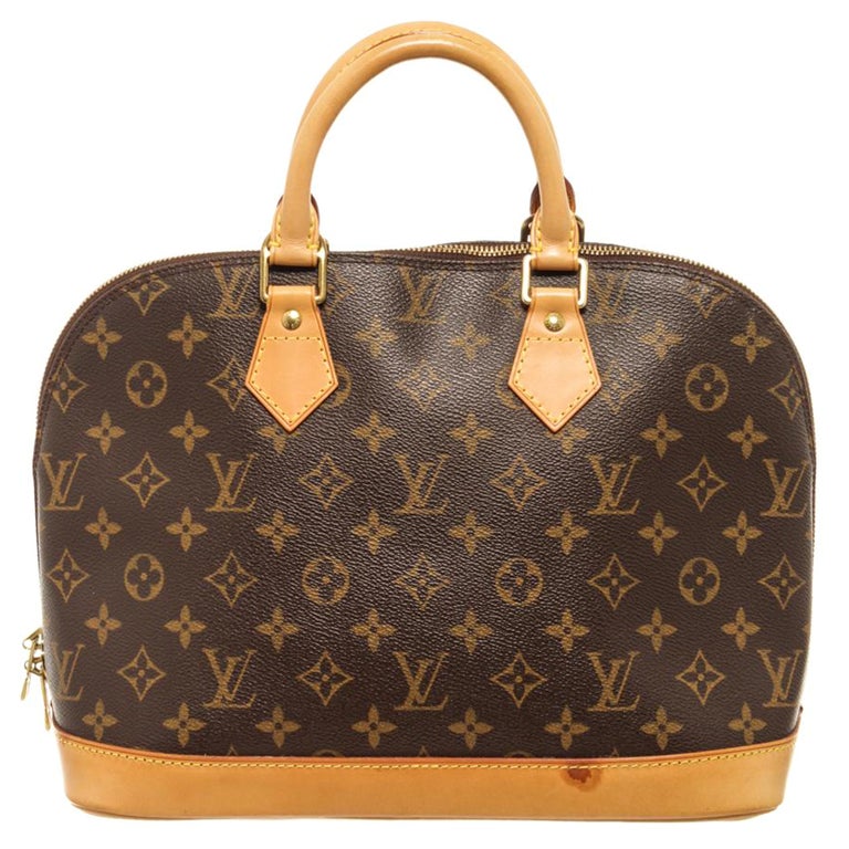 Louis Vuitton Brown Monogram Alma PM Bag For Sale at 1stDibs
