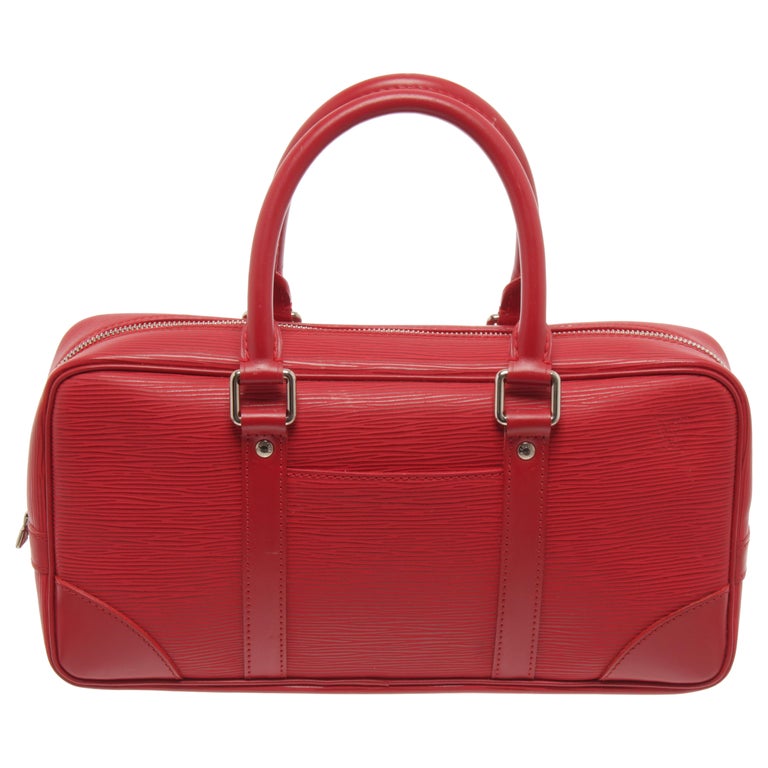 Louis Vuitton Red Epi Leather Vivienne Long Handbag For Sale at 1stDibs
