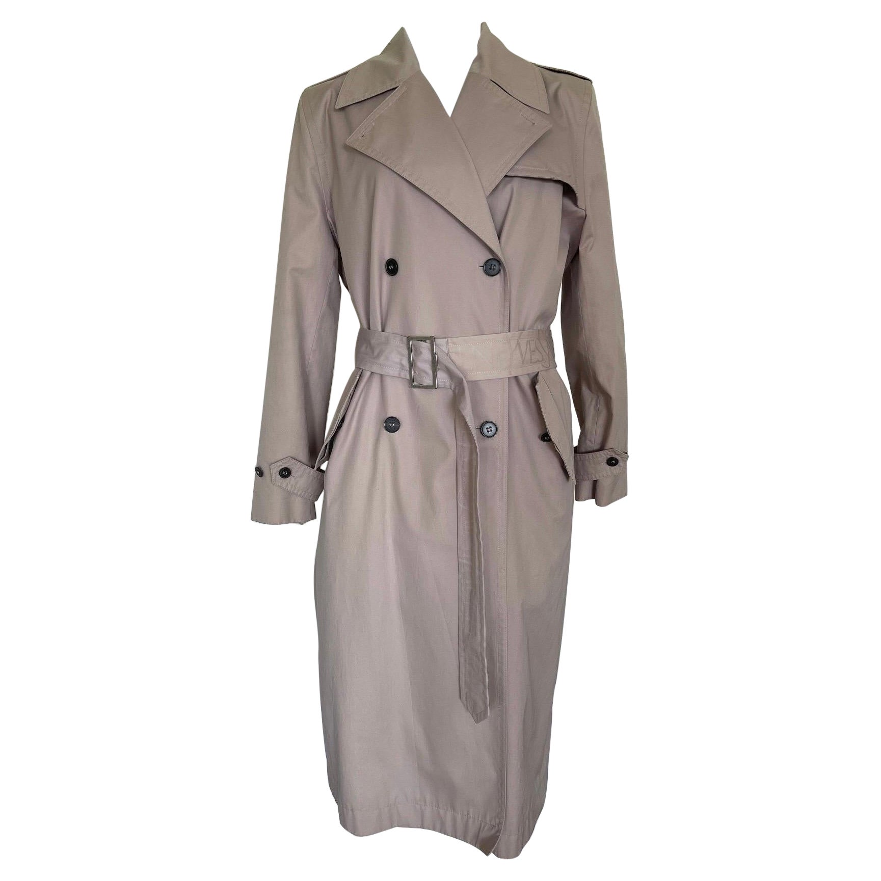Vintage Yves Saint Laurent long lavender coat at 1stDibs