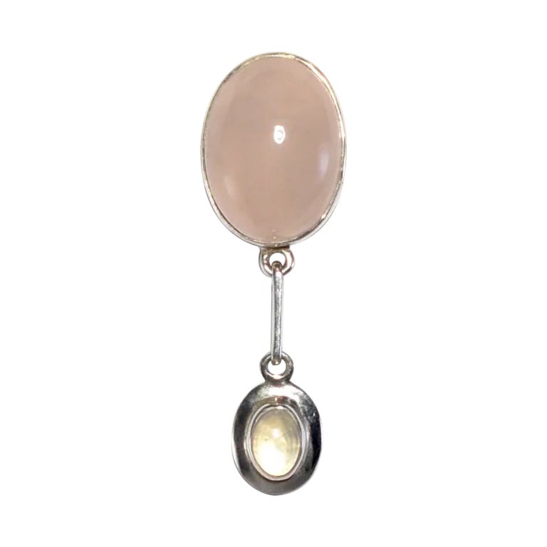 Quartz Moonstone Earrings For Sale at 1stDibs