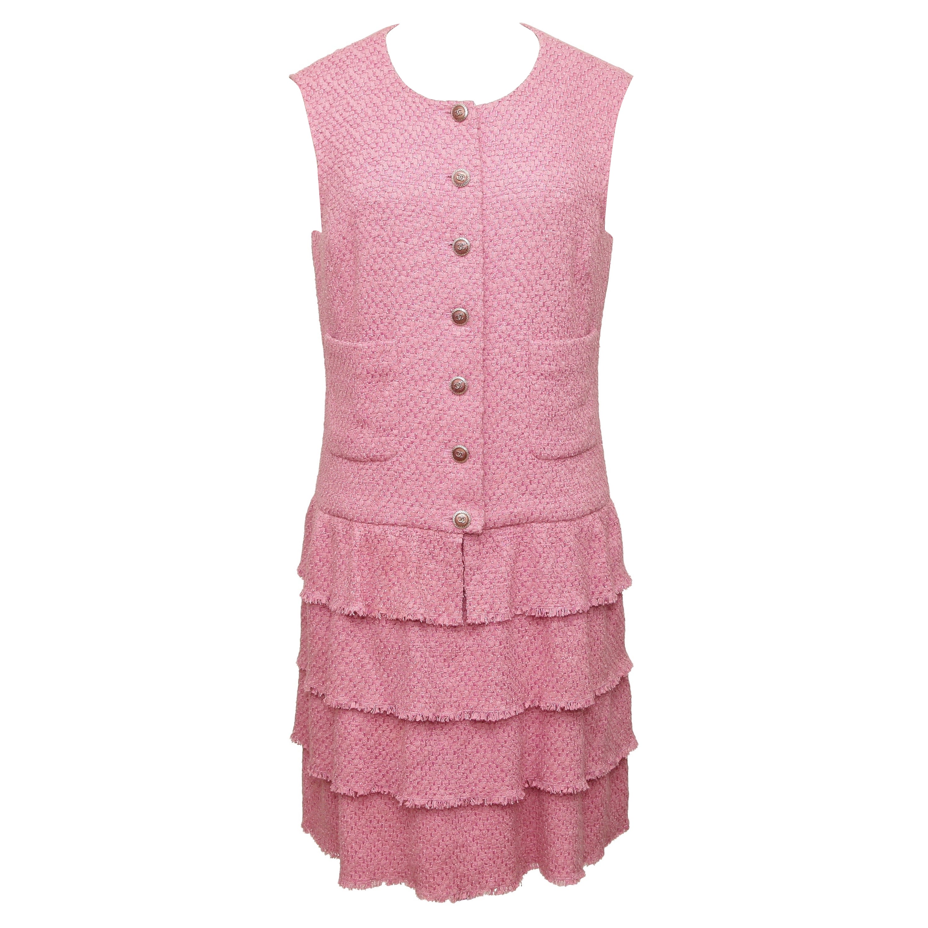 Vintage Chanel Day Dresses - 309 For Sale at 1stDibs | chanel black ...