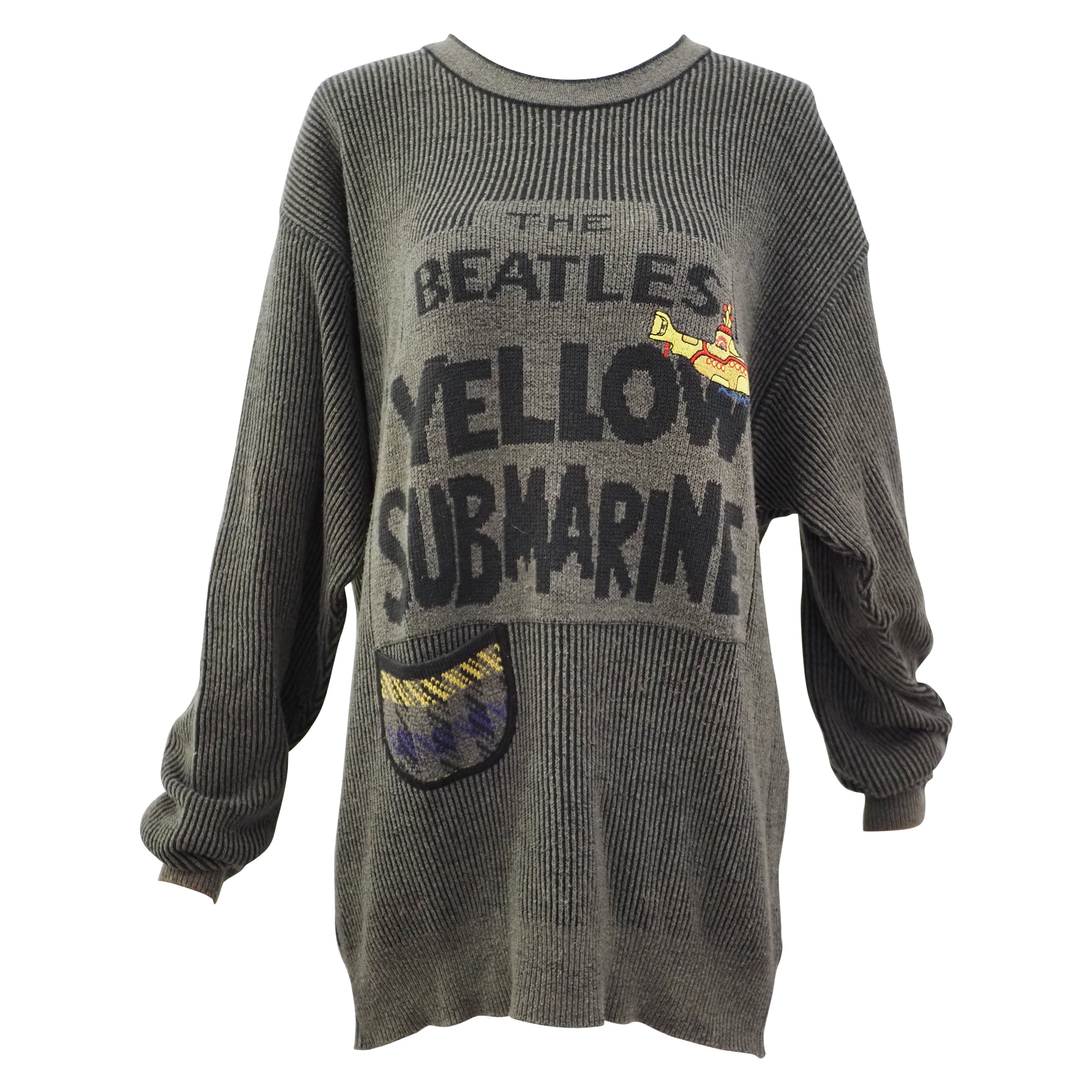 Carlo Colucci The Beatles Yellow Submarine sweater For Sale at 1stDibs