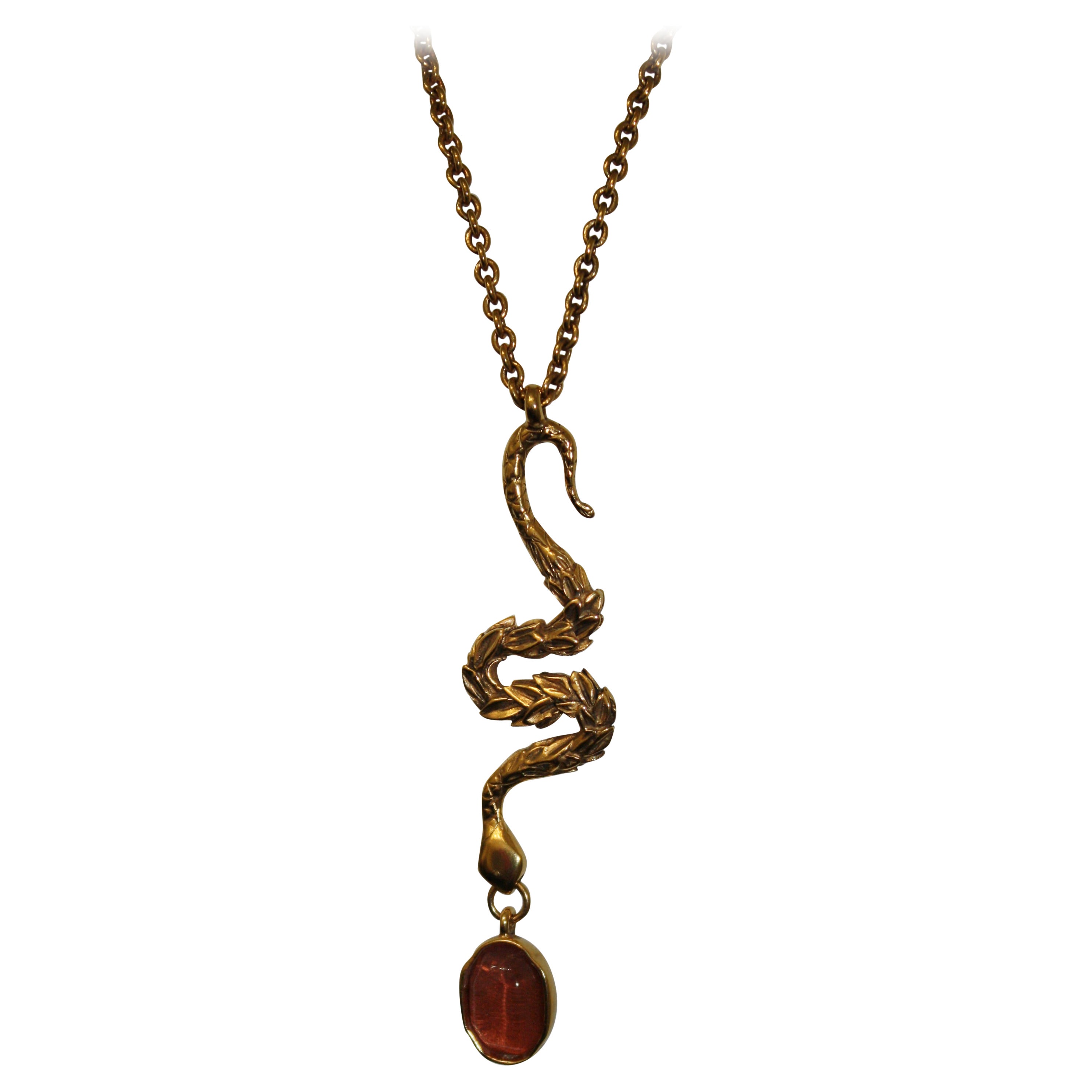 Goossens Paris Serpent Necklace at 1stDibs