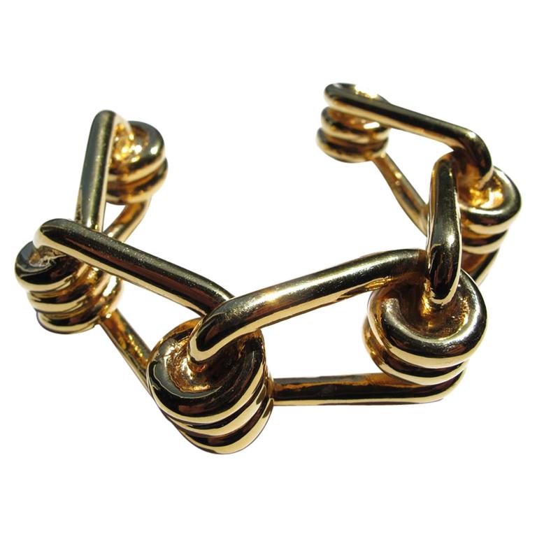 Reed Krakoff Gold-Tone Vampire Chain Cuff For Sale at 1stDibs