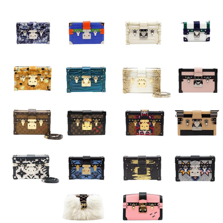 Exclusive Louis Vuitton Set of 18 Petite Malle For Sale at 1stDibs