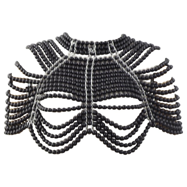 Black beads top For Sale at 1stDibs