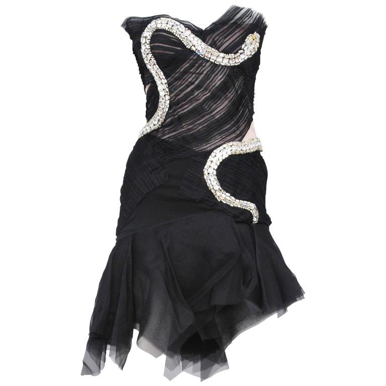 Tom Ford for Gucci Jeweled Snake Dress at 1stDibs | gucci snake dress