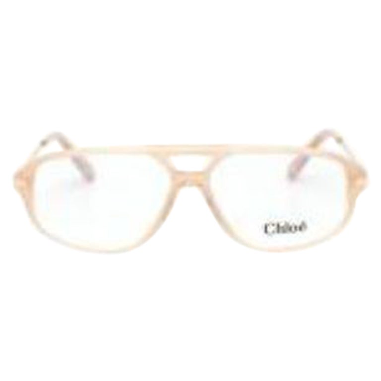 Chloe Caramel Aviator-Style Optical Sunglasses For Sale at 1stDibs