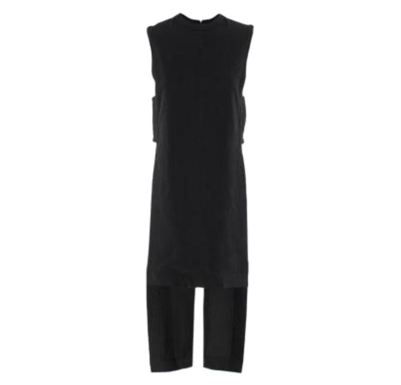 Givenchy Black High-Low Tabard Tunic For Sale at 1stDibs
